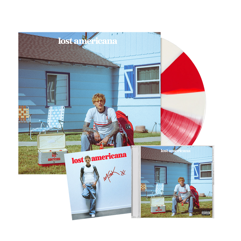 Lost Americana Peppermint Vinyl, CD + Signed Art Card - Machine Gun Kelly