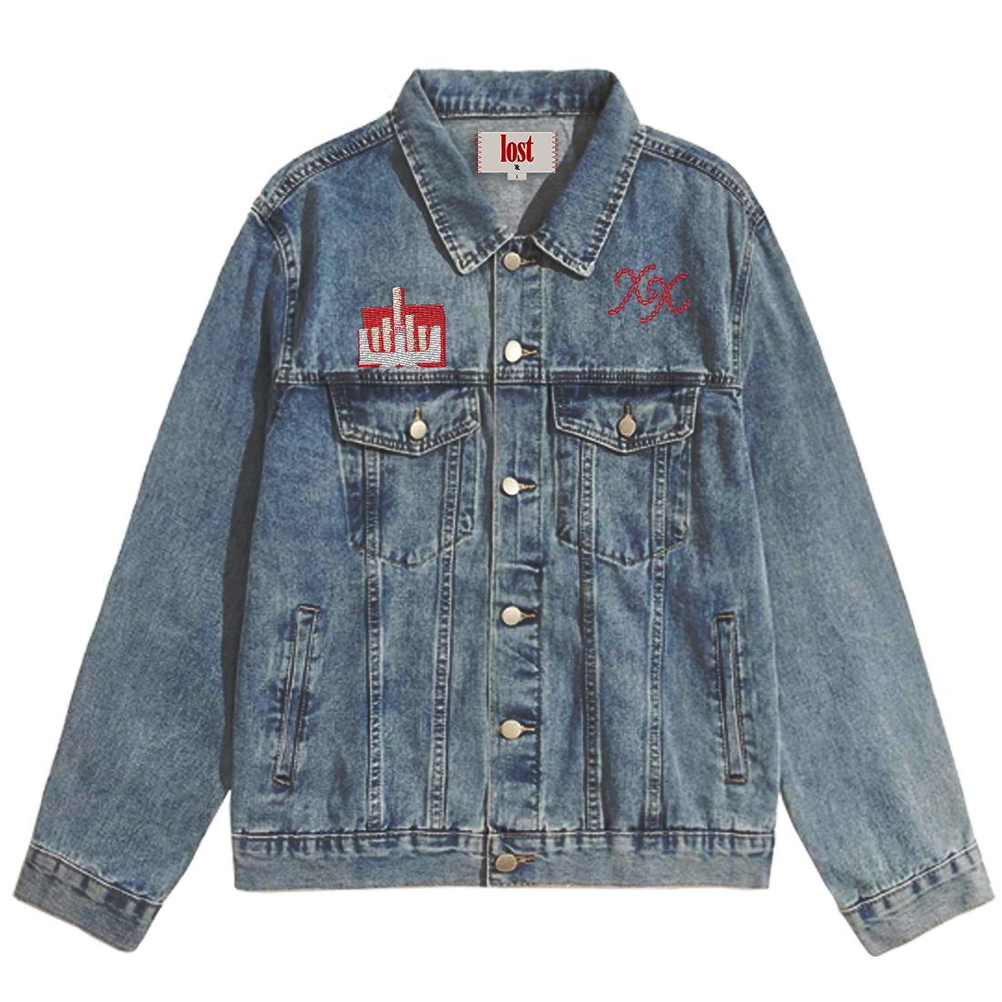 lost americana denim jacket - Machine Gun Kelly