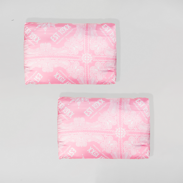 EST 19XX Pink Bandana Print Pillow Case Set - Machine Gun Kelly